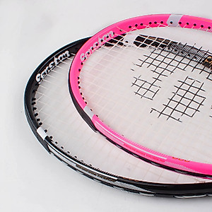 Senston Tennis Racket for Adults Tennis Racket Professional 27 inch Tennis Racquet for Girls Women Pink