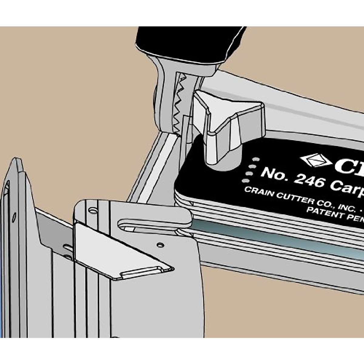 Crain 246 Carpet Trimmer