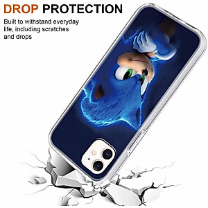 2 × Cool Phone Case for iPhone 12 Pro /iPhone 12 Case Clear 6.1",Adventure Games Anime Printed,Game Character Design Pattern Transparent Cases for Men Boys Women Girls,Soft TPU Funda for iPhone12 Pro