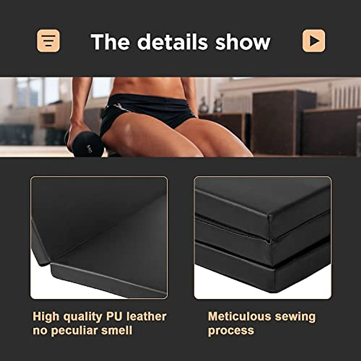 Gymnastics Mat 4x10x2 Gym Mat Tumbling Mat Lightweight Foldable Gymnastic Tumbling Pad Gym Equipment Fitness Yoga Home Exercise Mat