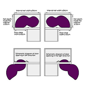 Kitchen Cabinet Blind Corner Pull Out Organizer, Stainless Steel 2 Tiers Swing Tray 270°Rotating Storage System Left Right Handed Pull Out Basket for Blind Base Corner Cabinets