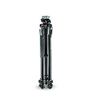 Manfrotto MT290DUA3US Dual Aluminum 3-Section Tripod ,Black
