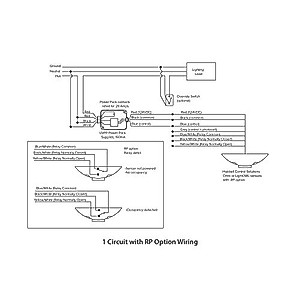 HUBBELL LIGHTING OMNIIRL Ultrasonic and PIR Ceiling Sensor, 1500-Square Foot range, White