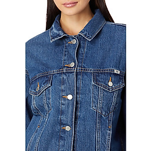 Signature by Levi Strauss & Co. Gold Women's Loose Trucker Jacket (Standard and Plus), (New) Whispering Pines, Large