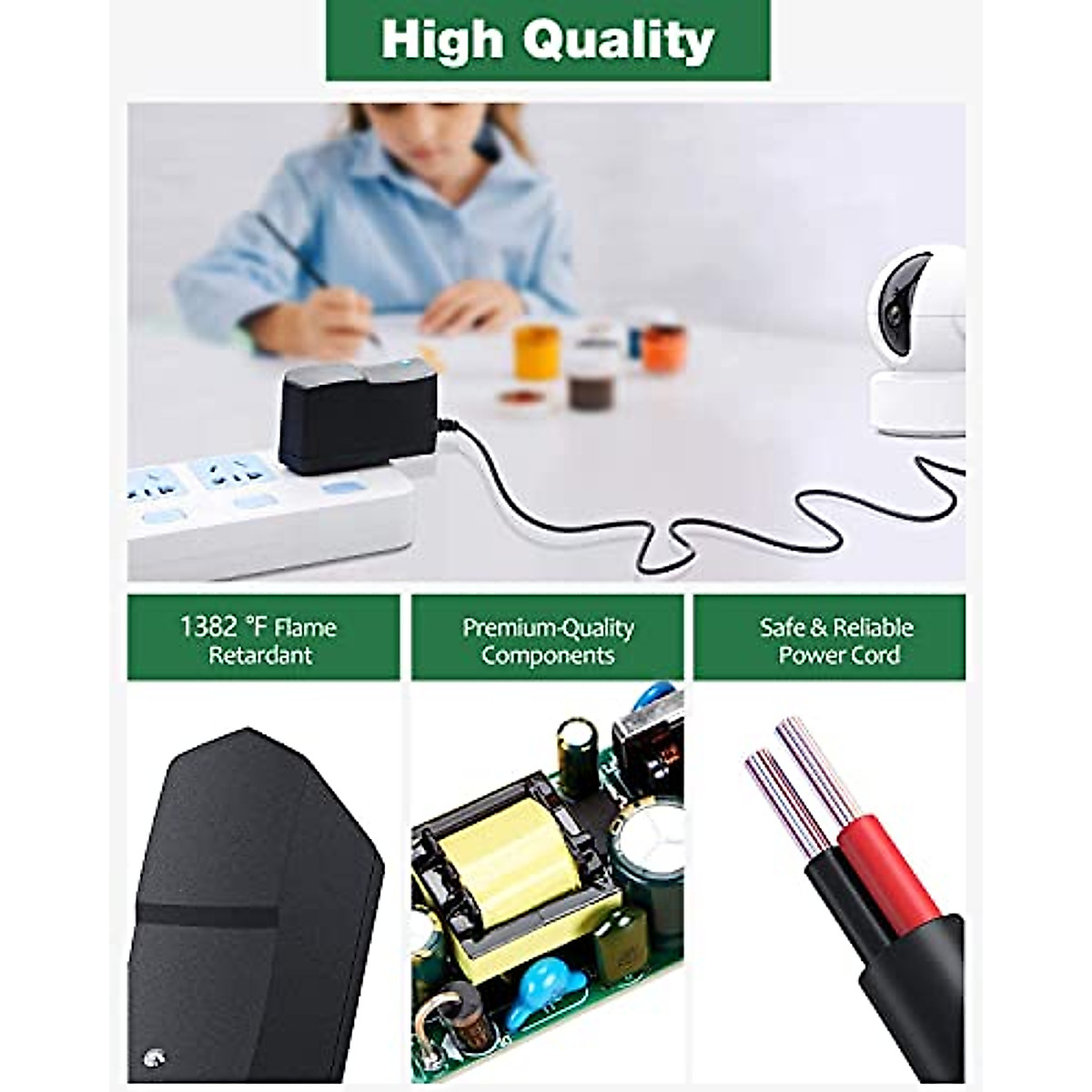 BestCH 9V AC Adapter for Brother P-Touch PT-2030 GL-100 PT-1000 PT-1100 PT-1010B PT-1090 PT-1280 PT-1600 PT-1650 PT-1750 PT-300 PT-2700 PT-2710 PT-1800 PT-330 PT-1290 PT-E500 Label Maker Print