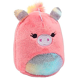 Squishmallows Squishville Mini 2" Plush 5pc Value Playset - Amazon Exclusive - Hockey Ice Skate Set w/ 2 Pets & 3 Soft Accessories & Vehicle - Official Kellytoy - Gift for Kids