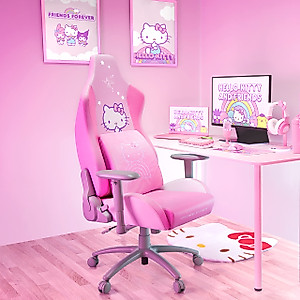 Razer Lumbar Cushion Hello Kitty & Friends Edition: Lumbar Support for Gaming Chairs - Fully-Sculpted Lumbar Curve - Memory Foam Padding - Wrapped in Plush Velvet