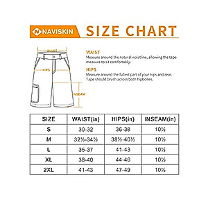 NAVISKIN Men’s 10.5" UPF 50+ Sun Protection Cargo Shorts Quick Drying Outdoor Recreation Shorts Fishing Hiking Multi Pockets Black M