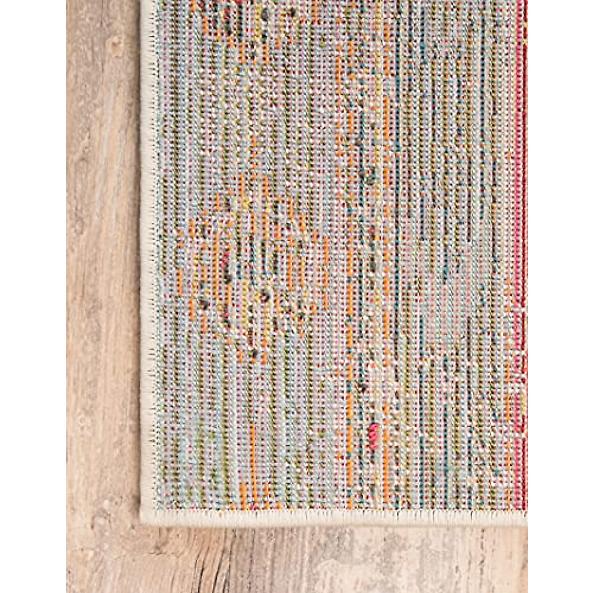Unique Loom Sedona Collection Distressed, Southwester, Over-Dyed, Vintage Area Rug, 9' 0" x 12' 0", Blue/Beige