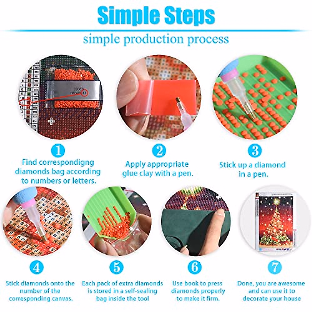 JFYHAB Moon Tree Diamond Painting Kits,Diamond Art Painting Kits for Adults,Full Round Drill Diamond Art Paint by Numbers Tree of Life Diamonds Gem Art Drill Home Decoration 12 * 16