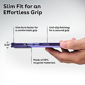 CASETiFY [Bundle] Amazon Exclusive Essential Case for iPhone 14 Pro Max - Clear Black & CASETiFY Screen Protector for iPhone 14 Pro Max 2.5D Full Screen Tempered Glass