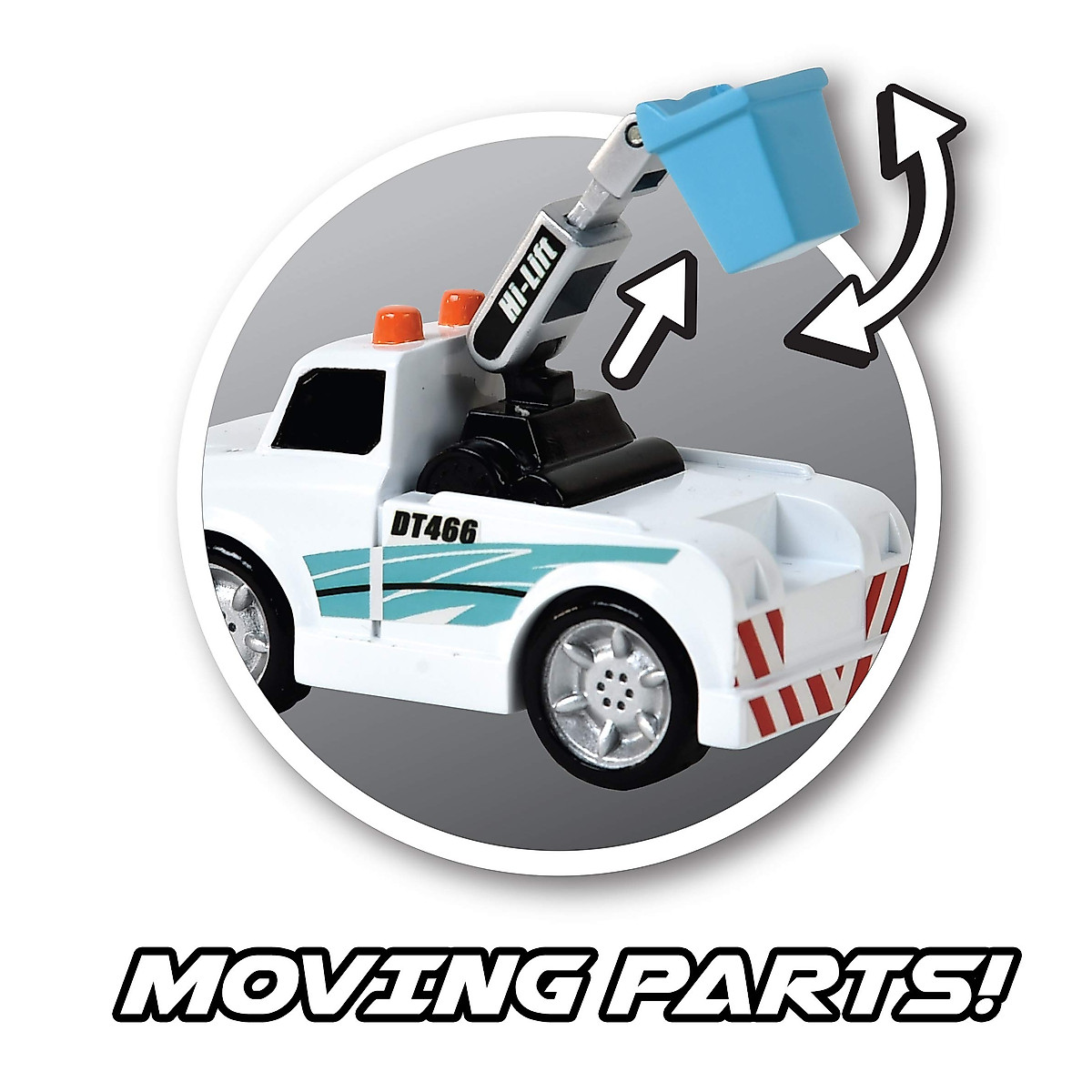 Sunny Days Entertainment Micro Mini City Vehicles – Rescue Toy Car and Truck Set for Kids | Firetruck Helicopter Police Ambulance | Free Wheeling with Moving Parts – Maxx Action