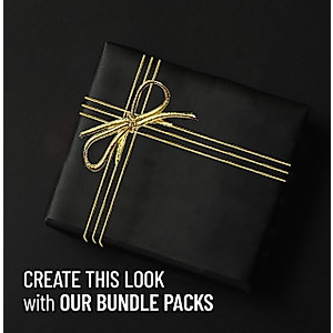 Stretch Loops for Crafts and Easy Gift-Wrapping (16 Inch, Gold)