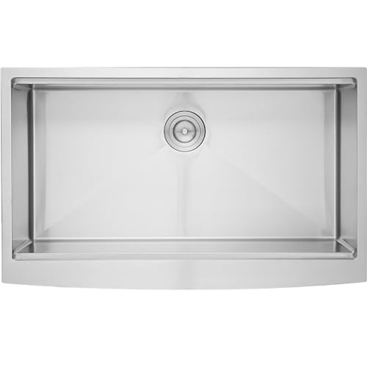 VEVOR Farmhouse Kitchen Sink, 304 Stainless Steel Drop-In Sinks, Top Mount Single Bowl Basin with Ledge & Accessories, Household Dishwasher Sinks for Workstation, Prep Kitchen, and Bar Sink, 30 inch