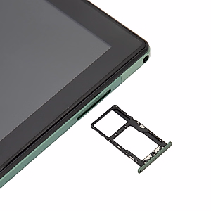 HEEPDD 10.1 Inch Tablet 6000mAh Rechargeable Green 2.4G 5G WiFi HD Tablet 8GB RAM 256GB ROM (US Plug)