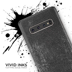DesignSkinz Distressed Silver Texture v8 Protective Vinyl Decal Wrap Skin Cover Compatible with The Samsung Galaxy S20 (Screen Trim & Back Glass Skin)