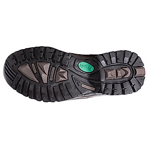 Propét Mens Blizzard Ankle Zip Snow Boot, Brown/Black, 13 X-Wide US