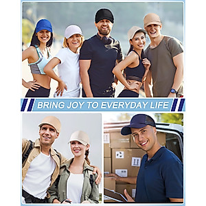 Coume 12 Pieces Mesh Baseball Hat Bulk Cotton Washed Blank Baseball Caps Adjustable Trucker Baseball Hat Snapback Golf Dad Hat Men's Professional Cap(Assorted Colors)