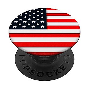 USA Patriotism Inspired American Flag Design PopSockets Swappable PopGrip