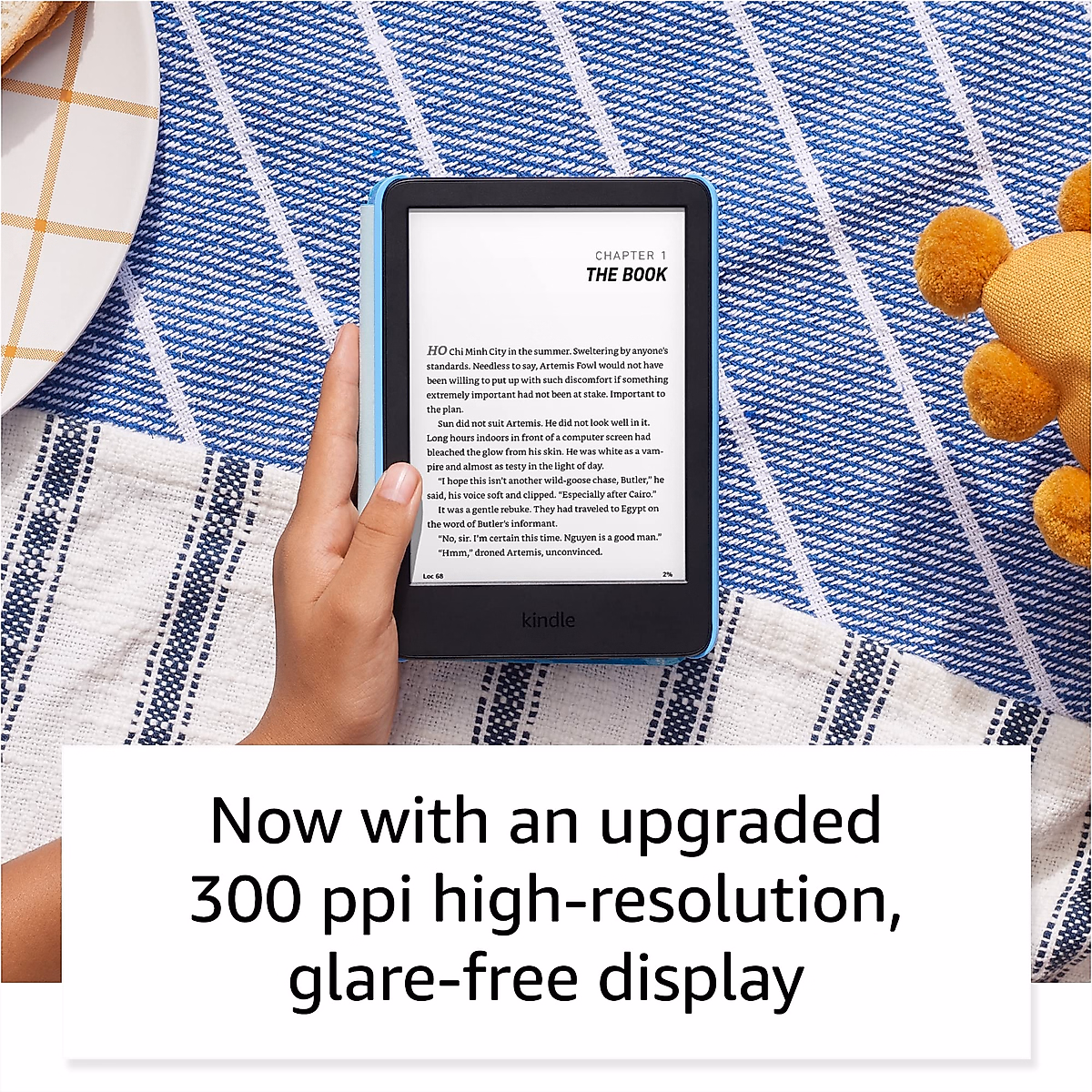 All-new Kindle Kids (2022 release) – Includes access to thousands of books, a cover, and a 2-year worry-free guarantee - Ocean Explorer