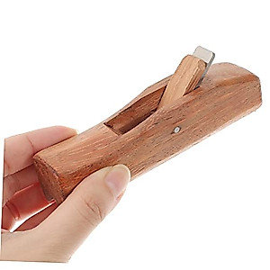 OSALADI Mini Mahogany Angle Planer Japanese Tools Portable Shaver Mini Portable Shaver Cordless Planer Small Hand Planer Bench Hand Plane Wood Planer Block Plane Mini Wood Planer Mahogany