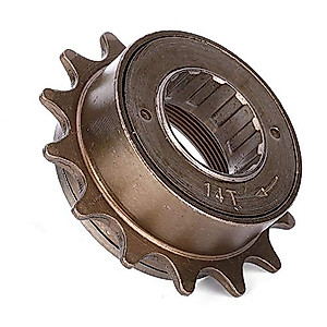 Single Speed Freewheel 14T Single Speed Freewheel Flywheel Bike Accessory for Mountain Road Folding