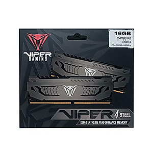 Patriot Memory Viper Steel DDR4 16GB (2 x 8GB) 4133MHz Performance Memory Kit - PVS416G413C9K
