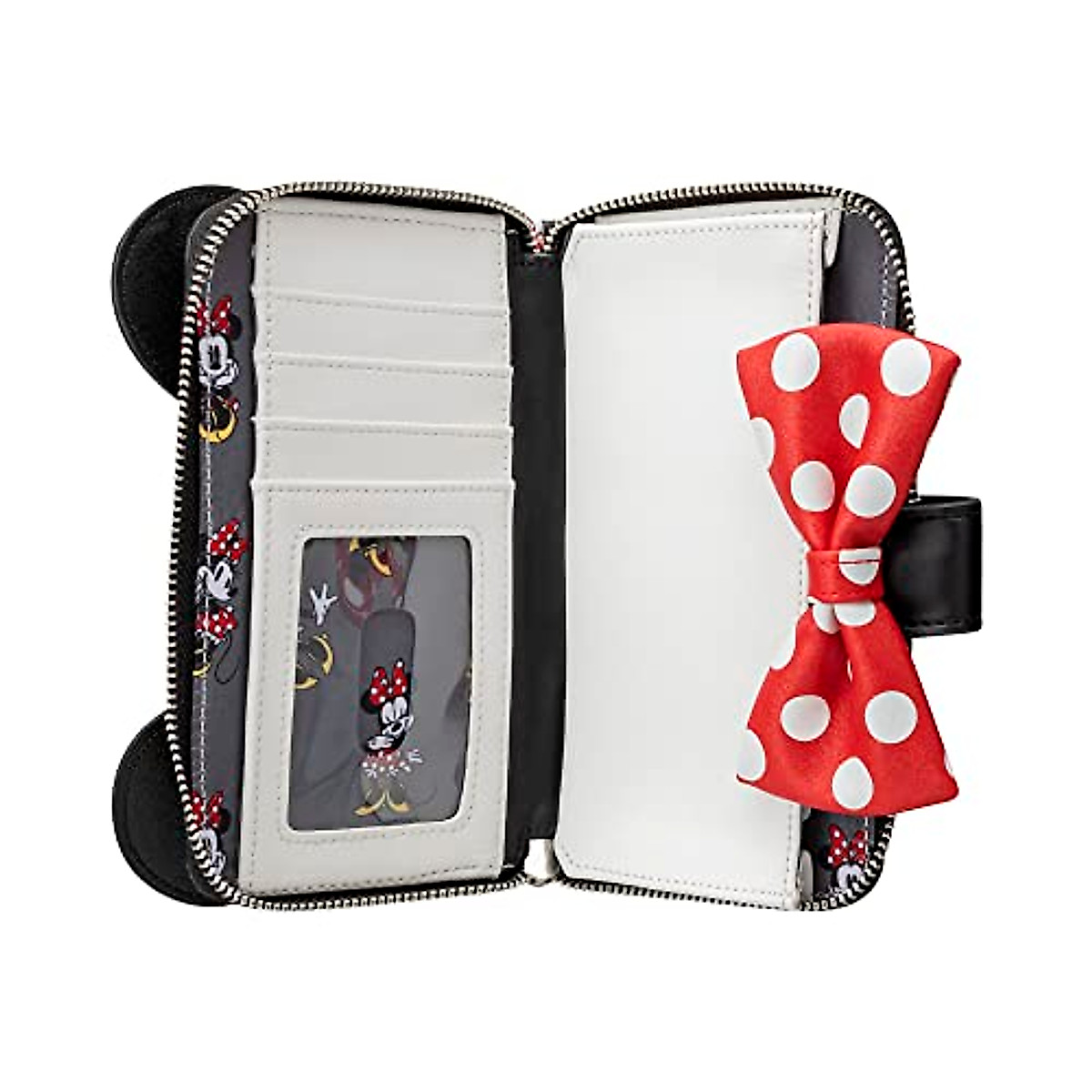 Loungefly Wallet Disney: Minnie Mouse Bow Ear Wallet, Amazon Exclusive