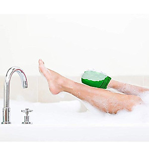 [Variety Pack] Korean Asian Exfoliating Washcloth - Scrubbing Cloth for Removing Dead Skin Callus, Cleaning Pores and Reducing Acne Breakout, Reusable (Green 4pcs + Red 4pcs)