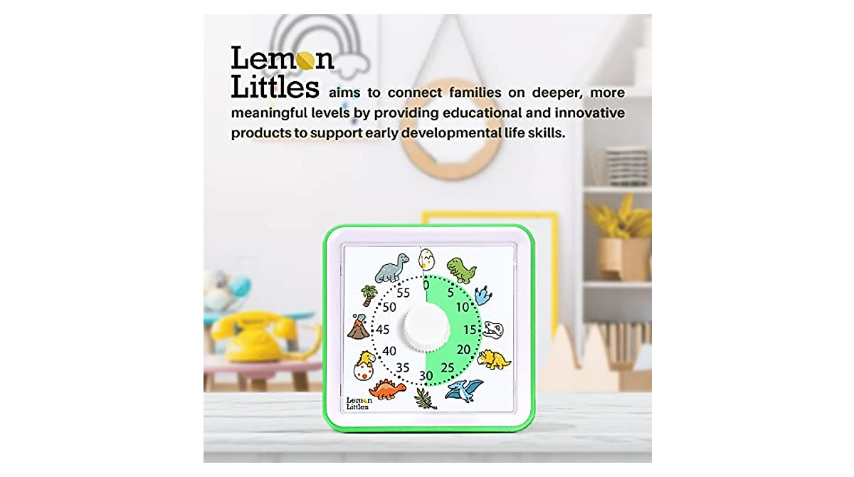 Kids Visual Timer Dinosaur for Autism, ADHD & Classroom Use
