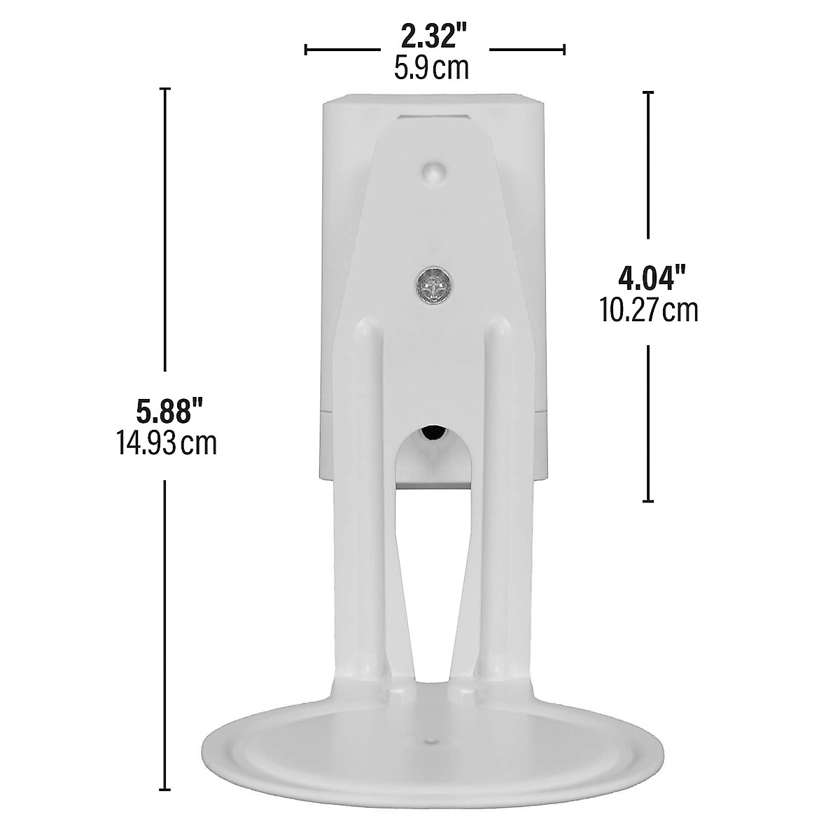 Sanus Speaker Wall Mount for Sonos Era 100™ - Swivel & Tilt Speaker Mount with Easy 15-Minute Install - Single White Sonos Speaker Mount