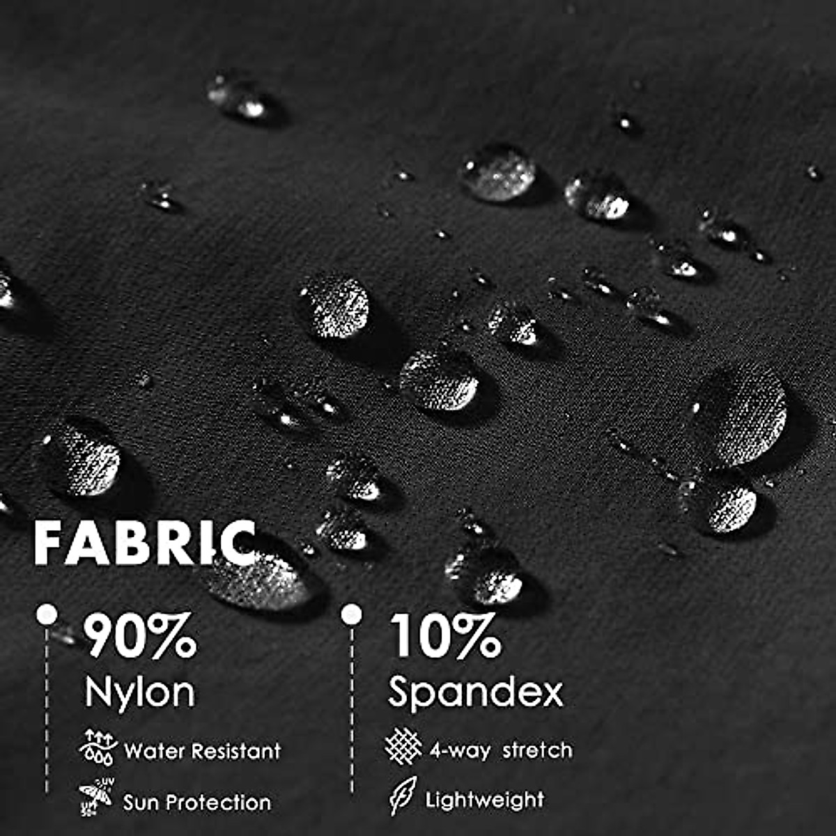 Willit Women's Golf Hiking Shorts 7" Quick Dry Athletic Shorts Casual Summer Shorts with Pockets Water Resistant Black 6