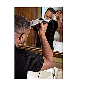 Andis 24565 Professional Promotor Electric Corded Hair Clipper & Beard Trimmer – Adjustable T-Blade Built With Stainless Carbon Steel, High-Speed Rotary Motor With Less Noise - 27 Piece Kit, Grey