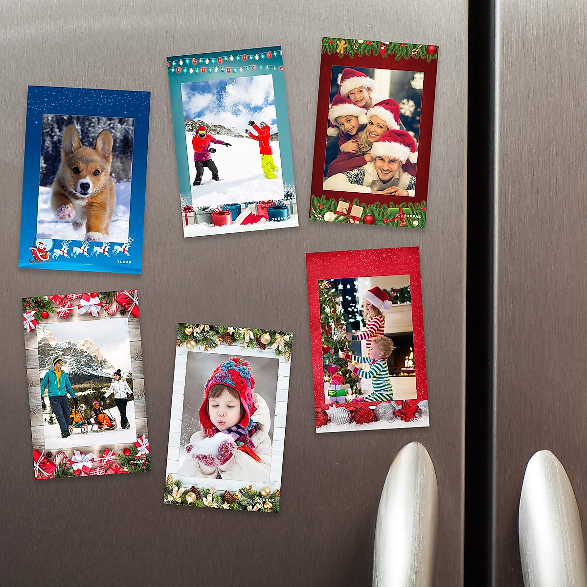 Fujifilm Instax Mini 9 Instant Camera with Accessories | Bundle of Soft Leather Case + Mini Photo Album + 6 Christmas Magnet Frames + 4 Colored Lenses + Selfie Lens + 10 Photo Frames + Stickers + More