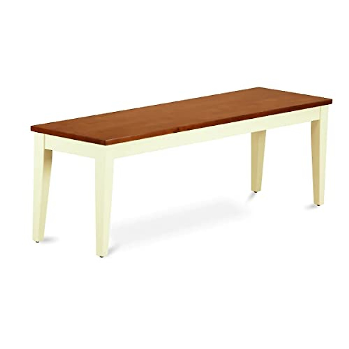 East West Furniture NIDA6-BMK-W Dining Set, 6-Piece