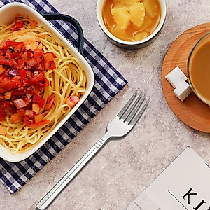 EudokkyNA Stainless Steel Table Forks, Dinner Fork Set of 12