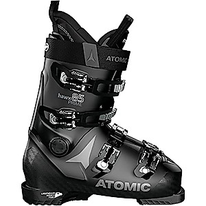 Atomic HAWX Prime 85 Ski Boots Womens Sz 10/10.5 (27/27.5) Black/Silver