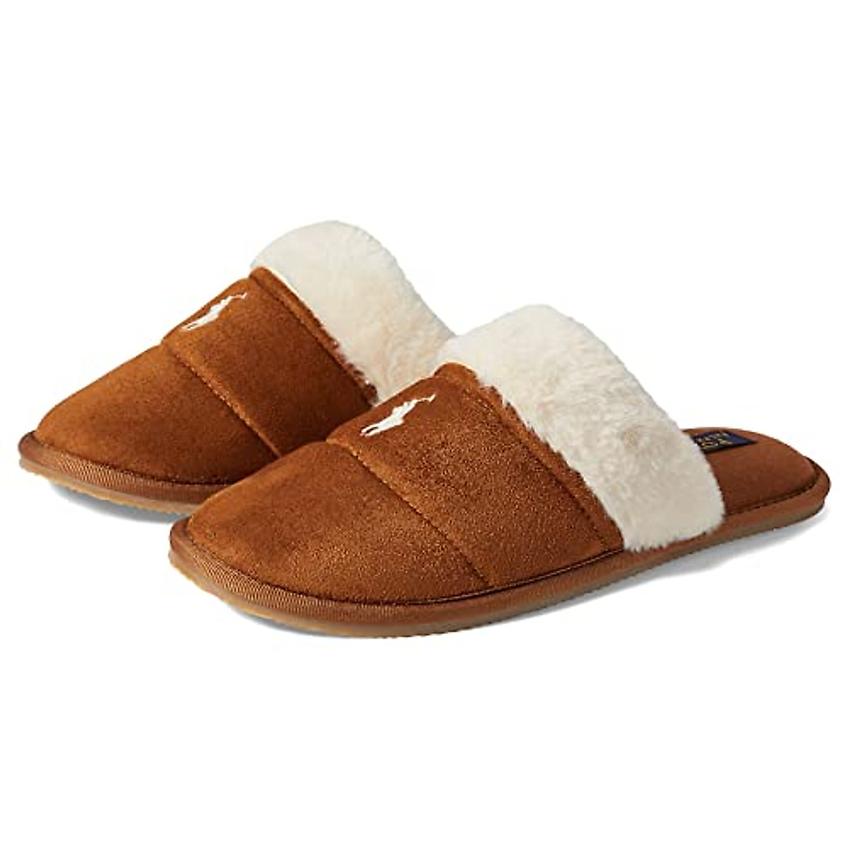 POLO RALPH LAUREN Kelcie Scuff Slipper Snuff 7 M