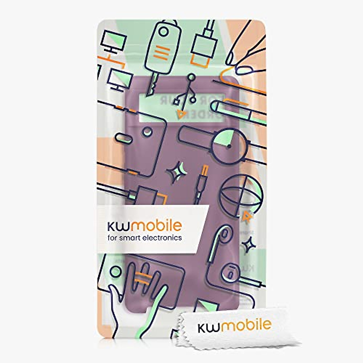 kwmobile TPU Silicone Case Compatible with Google Pixel 6 - Case Slim Phone Cover with Soft Finish - Bordeaux Violet