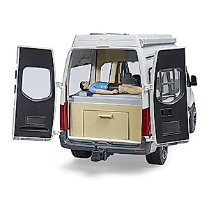 Bruder 02672 MB Sprinter Camper with Driver Figure, 1:16 Scale