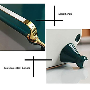 TFIIEXFL Design 5 Piece Ceramic Bathroom Accessory Set, Soap Dish, Tooth Brush Holder, Soap Dispenser, Tumbler