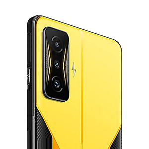 Poco F4 GT 5G + 4G LTE 256GB + 12GB Factory Unlocked 6.67" 120Hz 64Mp Triple Camera (Not Verizon Sprint Boost Cricket Metro At&T) + (w/Fast Car Charger Bundle) (Cyber Yellow)