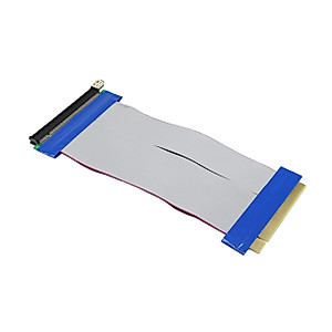 PCI-E Extender Cable SinLoon PCIe 16x to 16x Flexible GPU Riser Adapter Card Extender Cable for Ethereum Mining ETH L=8inch (16X16)