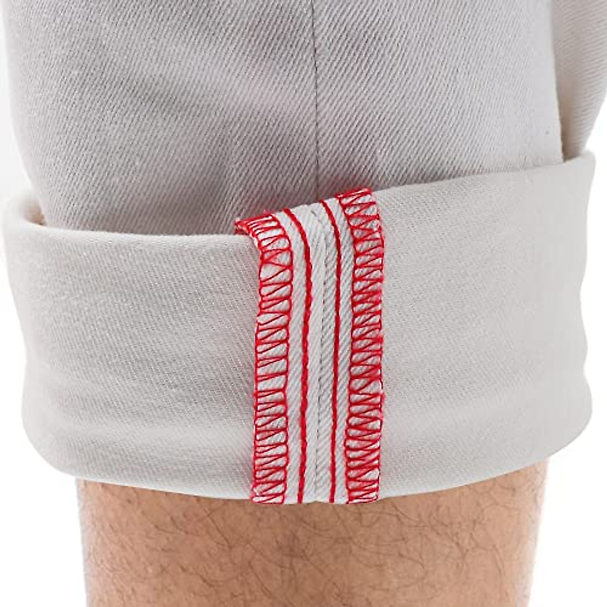 RAW X Mens Distressed Jeans, Fashion Destroyed Distressed Washed Denim Pants Skinny Jeans for Men, White - 90011, 30W x 32L