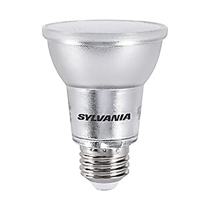LEDVANCE Sylvania PAR20 LED Flood Light Bulb, 50W = 7W, Dimmable, 13 Year, Medium Base, 550 Lumens, Wet-Rated, 5000K, Daylight - 2 Pack (40400)
