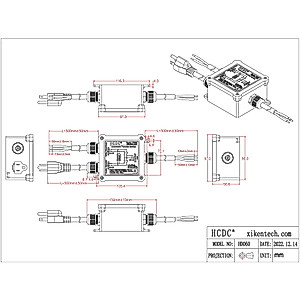 AC120V 15Amp Automatic Transfer Switch, ATS Auto Transfer Switch, HD060