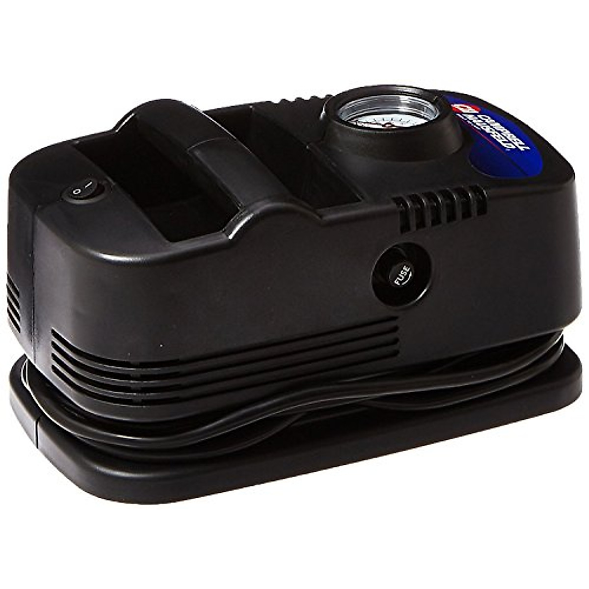 Campbell Hausfeld 150 PSI Tire Inflator, 120 Volt Auto Tire Pump, Portable Air Compressor for Car and Bicycle Tires and other Inflatables (RP410099AV)