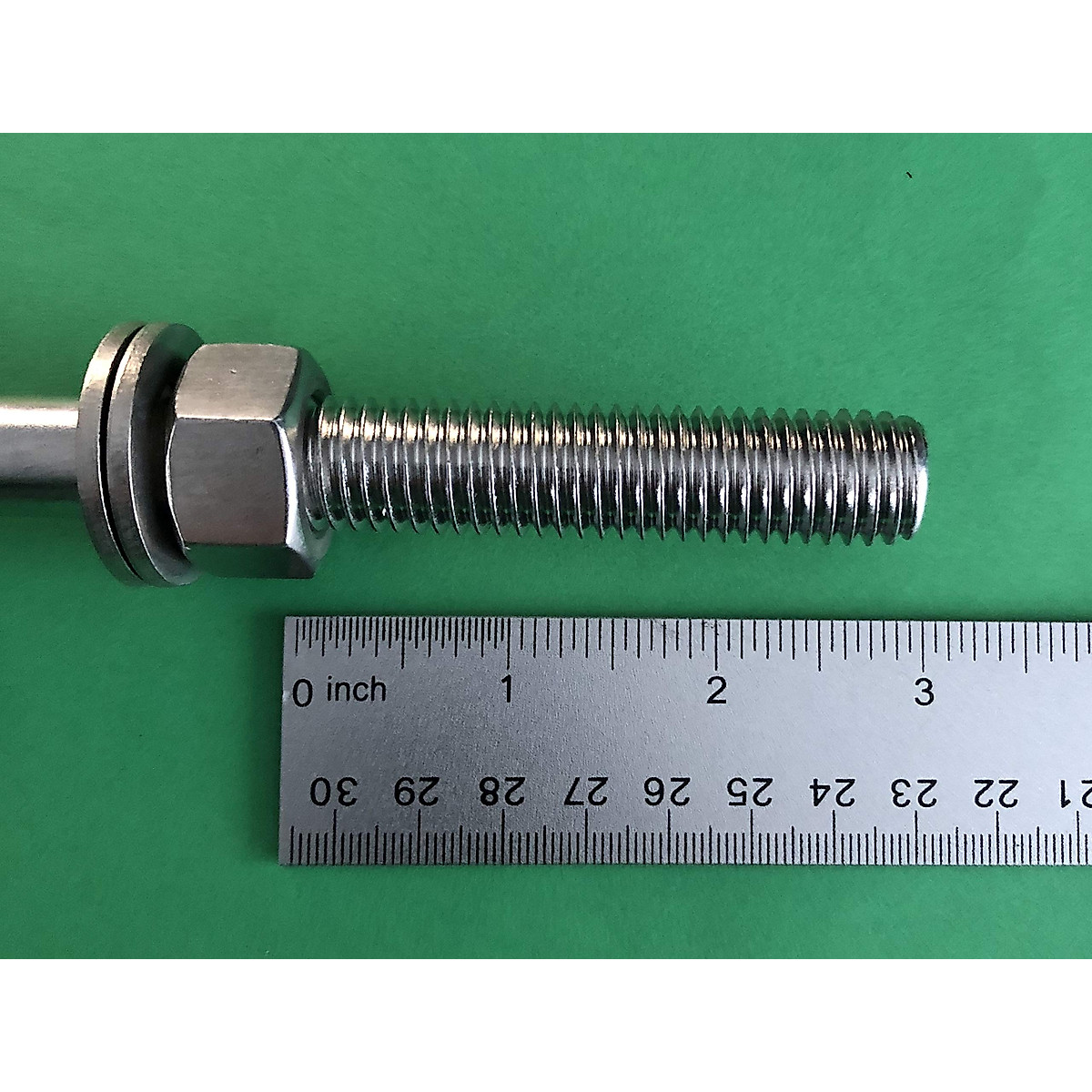 US STAINLESS Stainless Steel 316 Eye Bolt 5/8" x 8" UNC Short Thread Marine Grade Pitch of 11