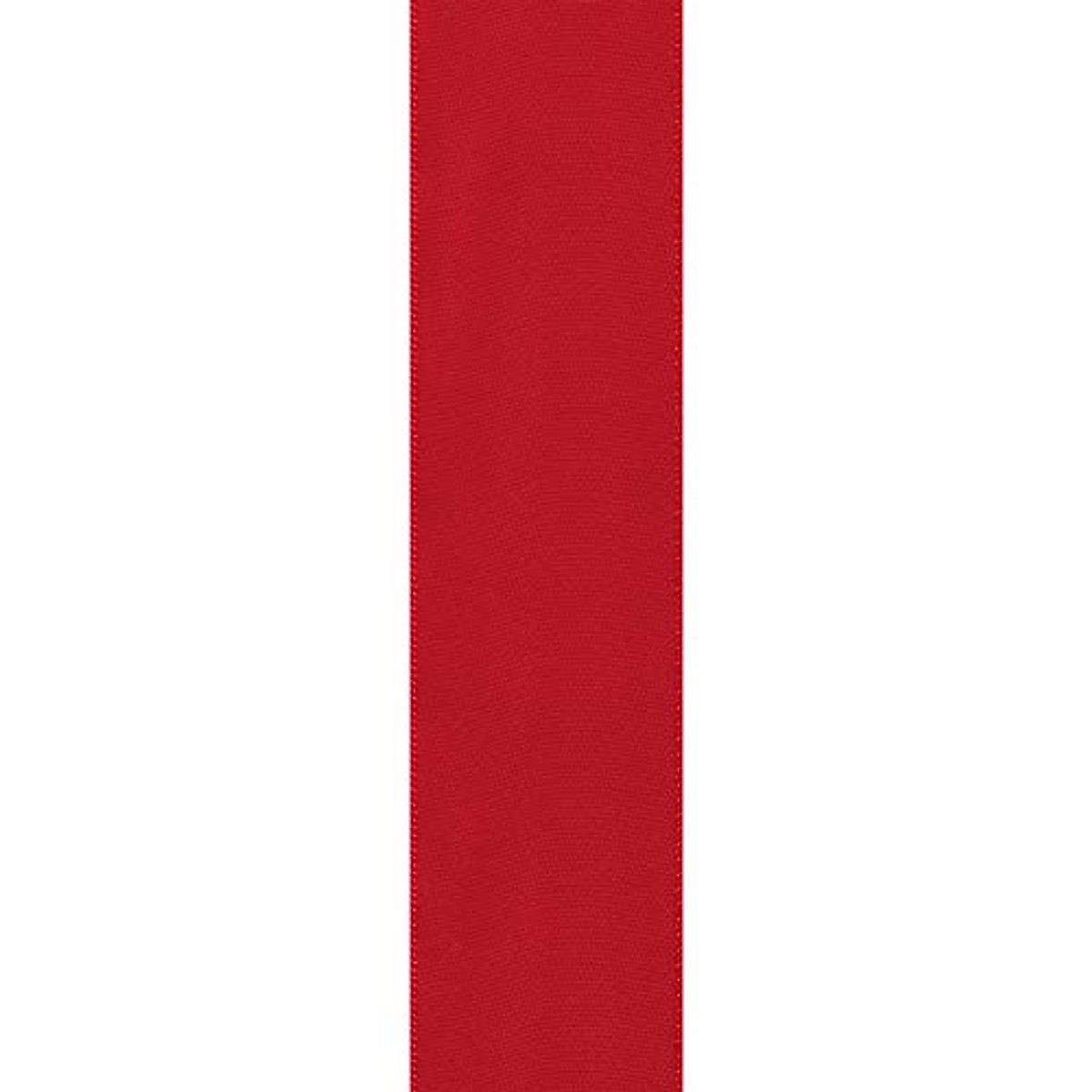Berwick Offray 284933 1.5" Wide Double Face Satin Ribbon, Red, 3 Yds