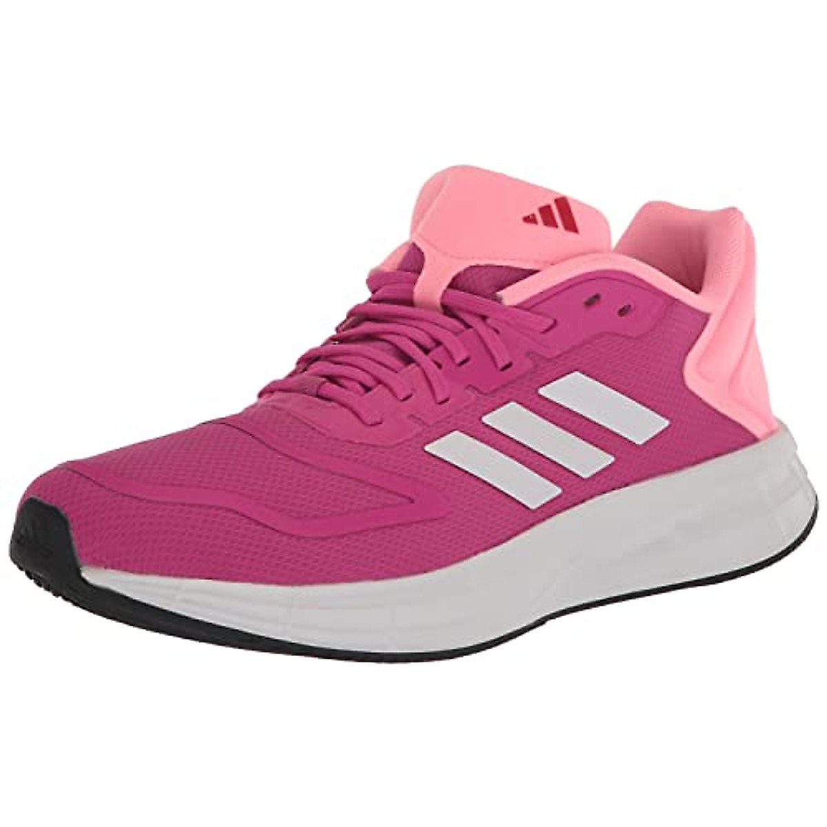 adidas Women's Duramo SL 2.0 Sneaker, Lucid Fuchsia/White/Beam Pink, 9